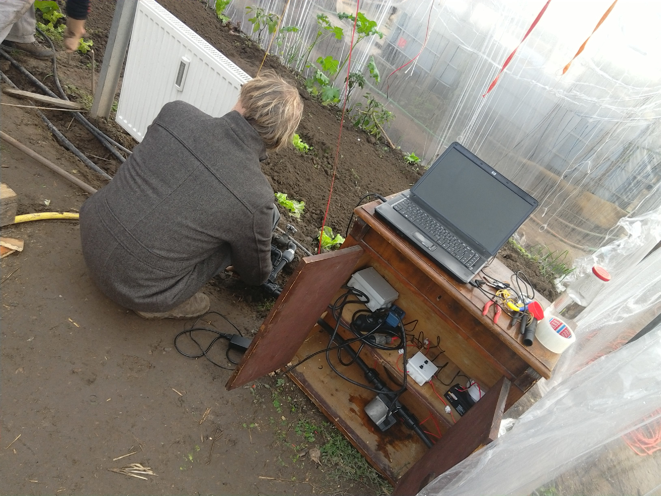 Biomeiler zur Glashausbeheizung für Wintergemüse | LoBauer:innen